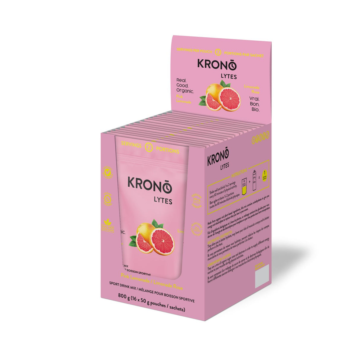 Krono Lyte Limonade Rose (sachet 50G) – La Foulée Sportive
